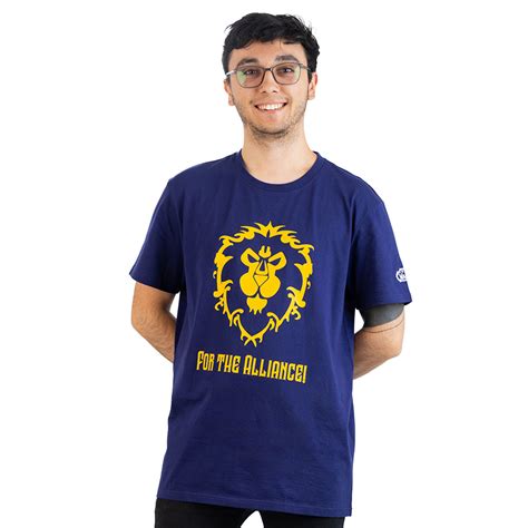 World Of Warcraft For The Alliance T Shirt Clothing Zing Pop Culture