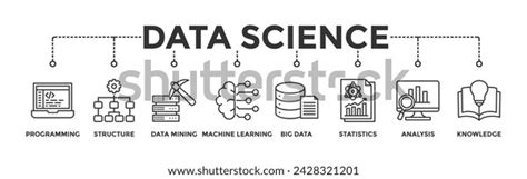 Data Science Banner Web Icon Vector Stock Vector Royalty Free 2428321201 Shutterstock