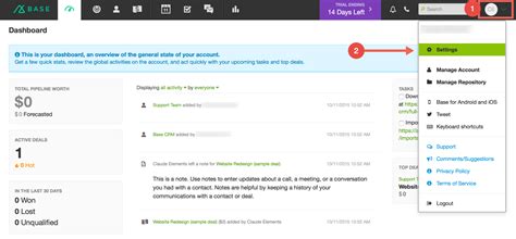 base crm api provider setup cloud elements help center