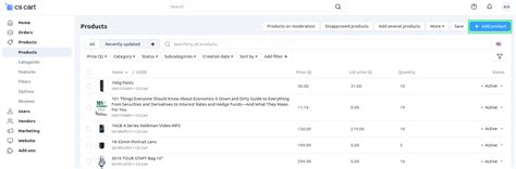 How To Add And Edit Products CS Cart X Documentation