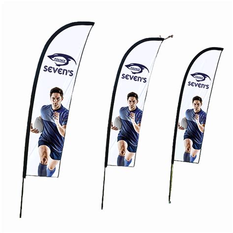 Valueflex Single Sided Windcheater Banner 4m Branded Flying Banners