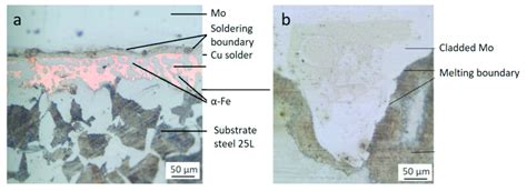 A Seam Microstructure In Vacuum Brazing B Lded According To Download Scientific Diagram