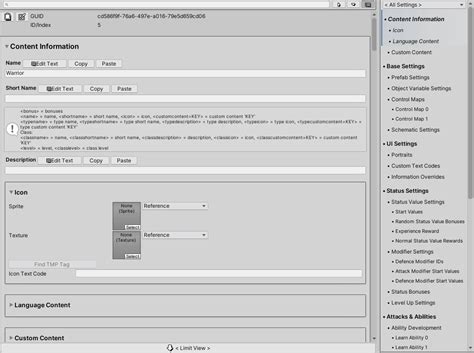Editor Overview RPG Editor ORK Framework