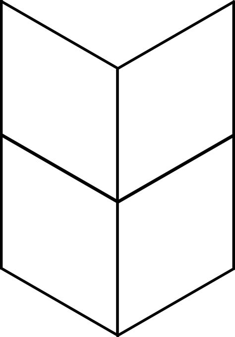 Large Rhombuses For Pattern Block Set Clipart Etc