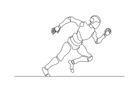 Premium Vector Artificial Intelligence Ai Processor Drawing Of Ai Robot Running Logo Web Site