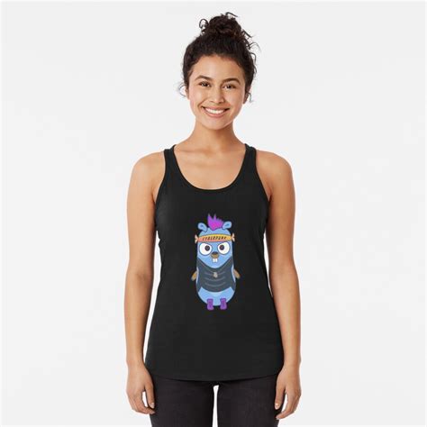 Golang Gopher Punk Style Sticker For Sale By Olena Du Redbubble
