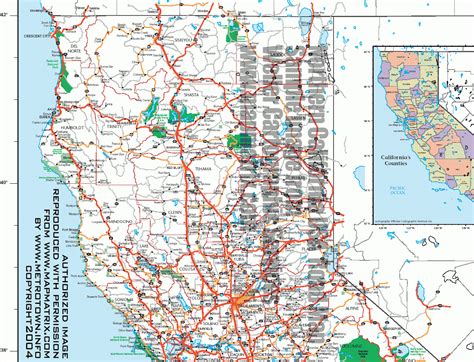 Northern California Highway Maps Zryt