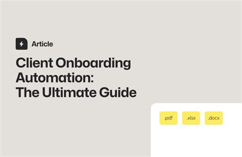 Client Onboarding Automation The Complete Playbook