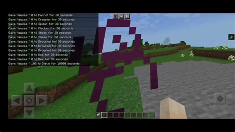 Minecraft Nausea Effect Youtube