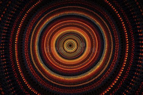 A Symmetrical Pattern Of Dots On A Surface With Rotational Symmetry Stock Illustration