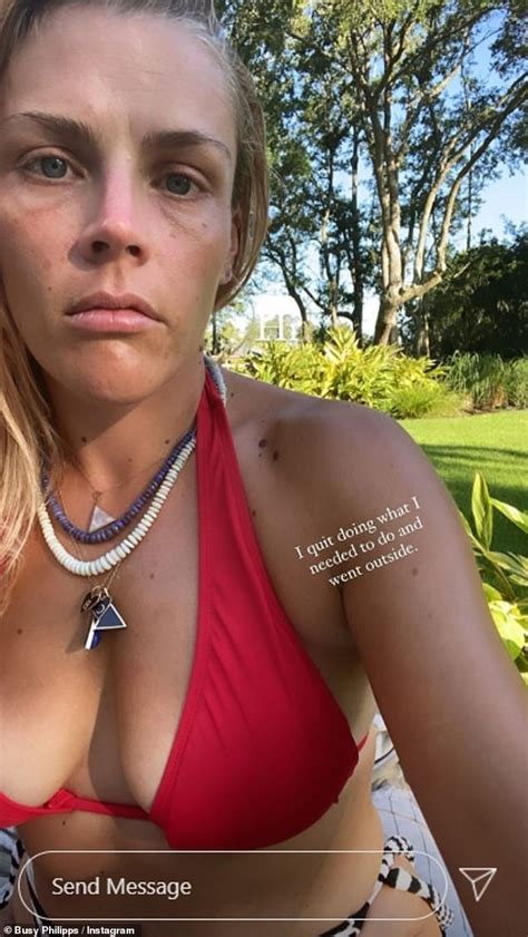 Busy Philipps Shows Off Her Incredible Figure In A Plunging Red Bikini