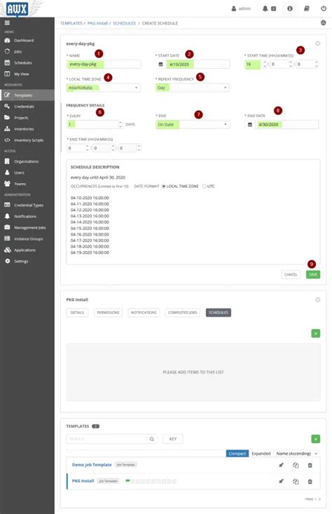 How To Run And Schedule Ansible Playbook Using AWX GUI