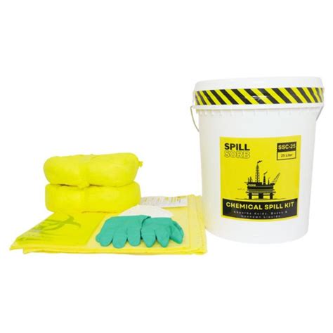 Jual Penyerap Cairan Kimia 7 Gallon Chemical Spill Kit Spill Sorb 25