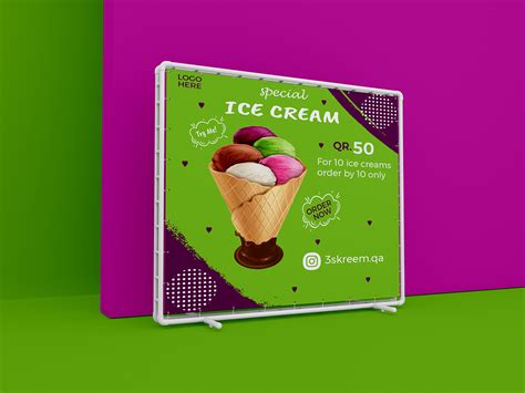 Ice Cream Social Media Design On Behance