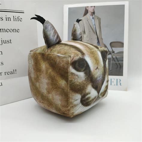 Floppa Plush Cartoon Cat Plushie Floppa Toy Plush Stuffing Soft And