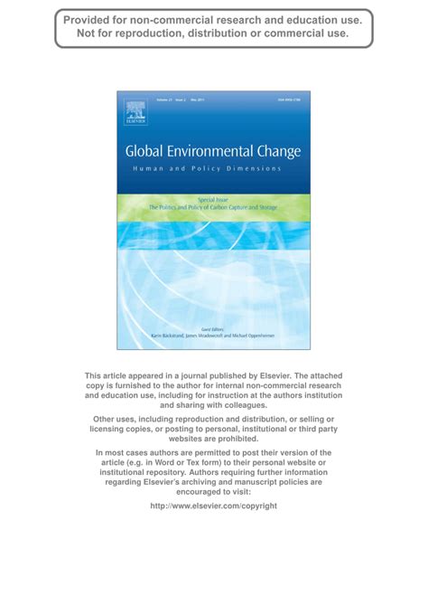 Pdf Adaptive Capacity And Its Assessment