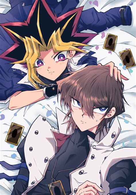 Kaiba Seto And Yami Yugi Yu Gi Oh And More Drawn By Fk Danbooru