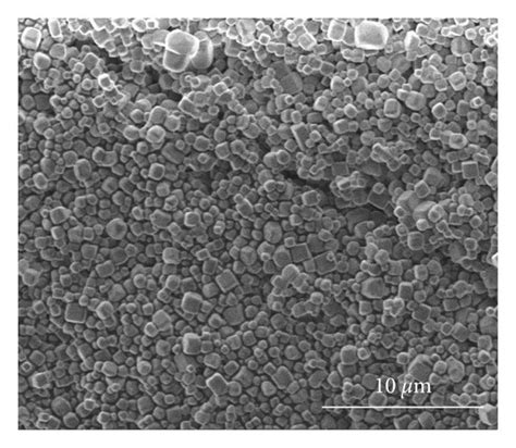 sem micrographs showing different obtained sizes of nacl sequence 1