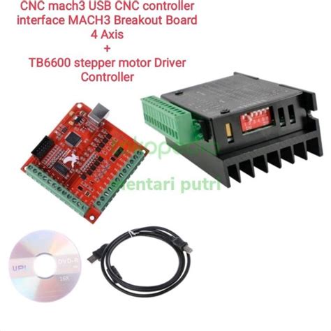 Jual Cnc Mach3 Usb Cnc Controller Dan Tb6600 Stepper Motor Driver Controlle Shopee Indonesia