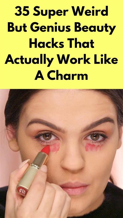30 Weird But Super Clever Beauty Hacks That Will Simplify Your Routine