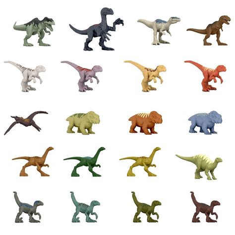 Jurassic World Multipack 20 Mini Dinossauros Gyy79 Mattel Em