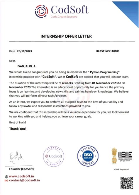 Ivanjalin Amulraj On Linkedin Codesoft Pythonprogramming