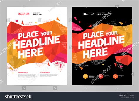 Vector Layout Design Template Event Eps Stock Vector Royalty Free Shutterstock