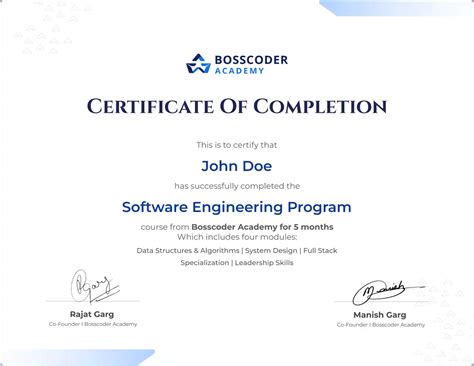 bosscoder academy software engineer course