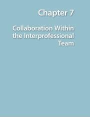 Effective Collaboration within Interprofessional Teams: | Course Hero