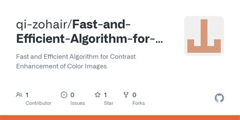 github qi zohair fast and efficient algorithm for contrast