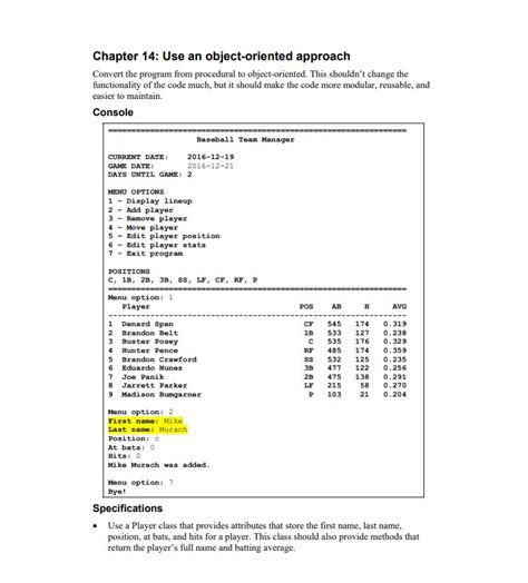 Solved Chapter 14 Use An Object Oriented Approach Convert