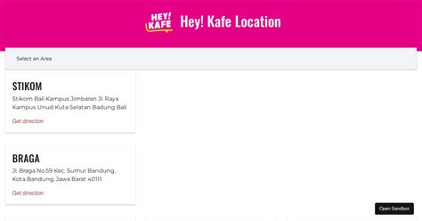 Location Codesandbox