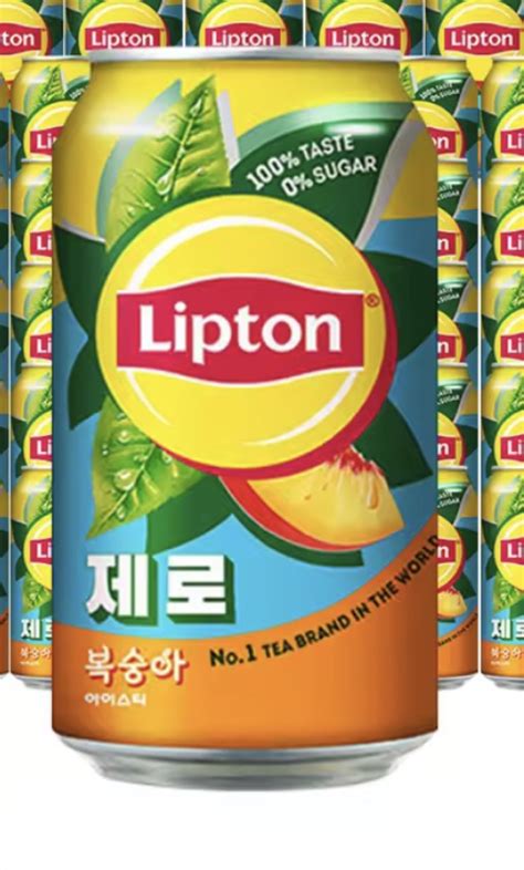 립톤 제로 복숭아 아이스티 355ml X 48개 가공식품 당근 중고거래