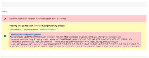 General System Exception Happened On Importing A Csv File Issue Magento Magento GitHub