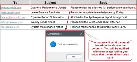How To Create A Macro To Send Email From Excel Using Vba Excel Insider