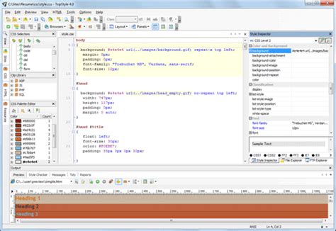 HTML CSS Editing Apps For Windows Designers