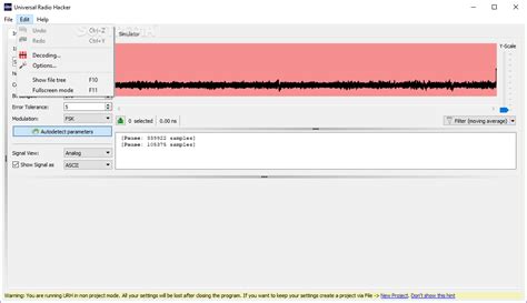 Universal Radio Hacker Download Softpedia