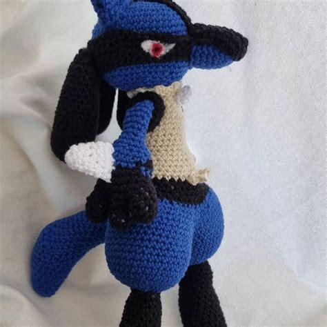 Lucario Pokemon Crochet Pattern Etsy
