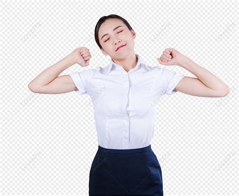 상무 여사 가 기지개 를 켜다 Png 일러스트 무료 다운로드 Lovepik