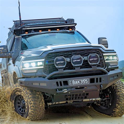 Pre Runner Bar 3 Tabs Texture Black Suits Ram 2500 3500 2025