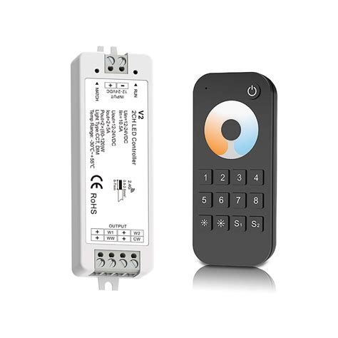 Led 12 24v Dc Dimmingcct Controller V2 8 Zone Remote Control Rt8c