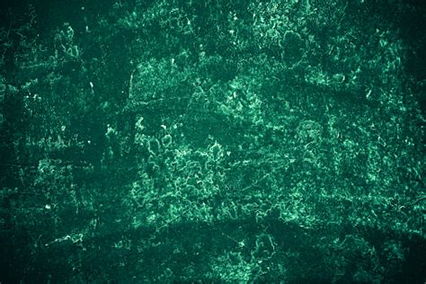 빈티지 녹색 배경입니다 에메랄드 색상의 거친 페인트 벽 Virid 색깔의 불완전 한 비행기입니다 고르지 못한 오래 된 장식 톤의