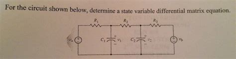 solved for the circuit shown determine a state variable