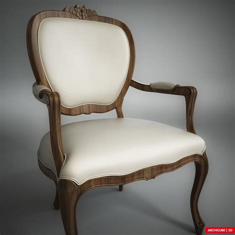Classic Chair 004 3d Model 39 Max Fbx Obj Free3d