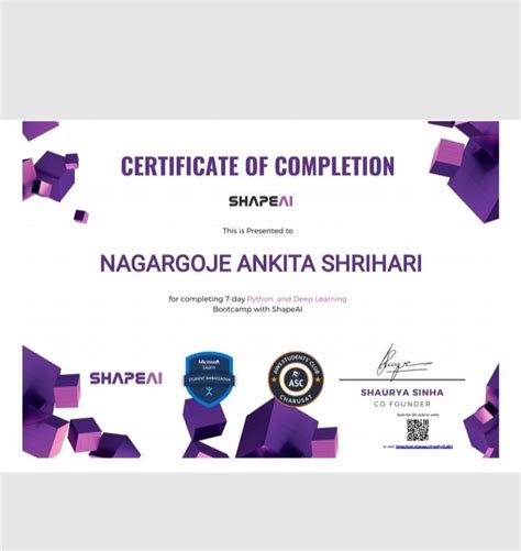 Ankita Nagargoje On Linkedin Recently Completed The 7 Days Bootcamp