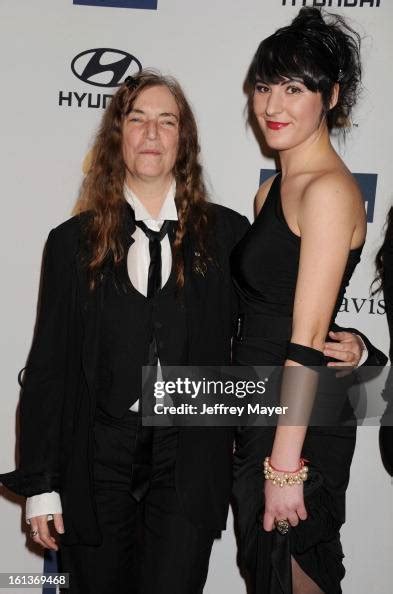 Singermusician Patti Smith And Daughter Jesse Smith Arrive At The