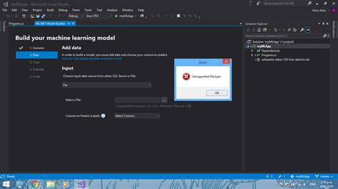 tsv not supported · issue 499 · dotnet machinelearning samples · github