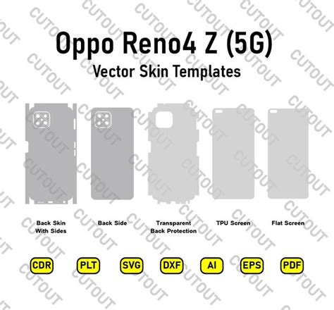 Oppo Reno Z G Vector Skin Cut Files