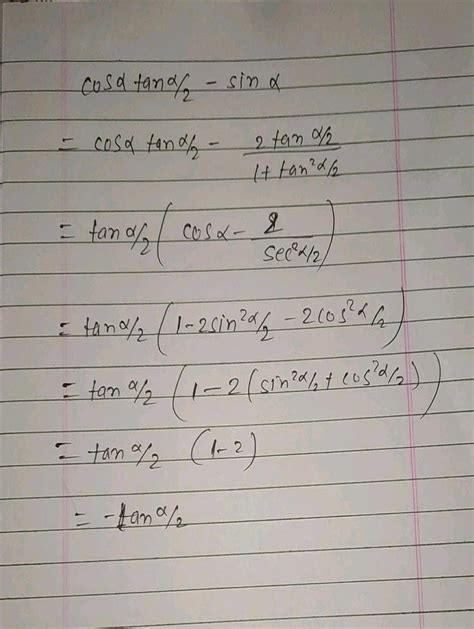 Begin Aligned Text If Aand Frac 0 2 Andtan Frac A 2 And Text And