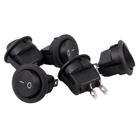 Ac Spst Black Button Rocker Switch At Rs 9 Piece New Delhi Id 2854334856462